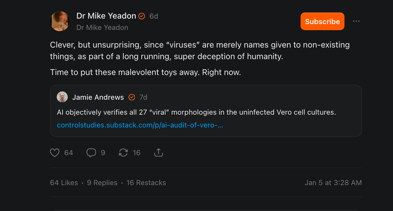 Dr. Mike Yeadon is "No Virus" Doublespeaking like a Sophisticated Spy