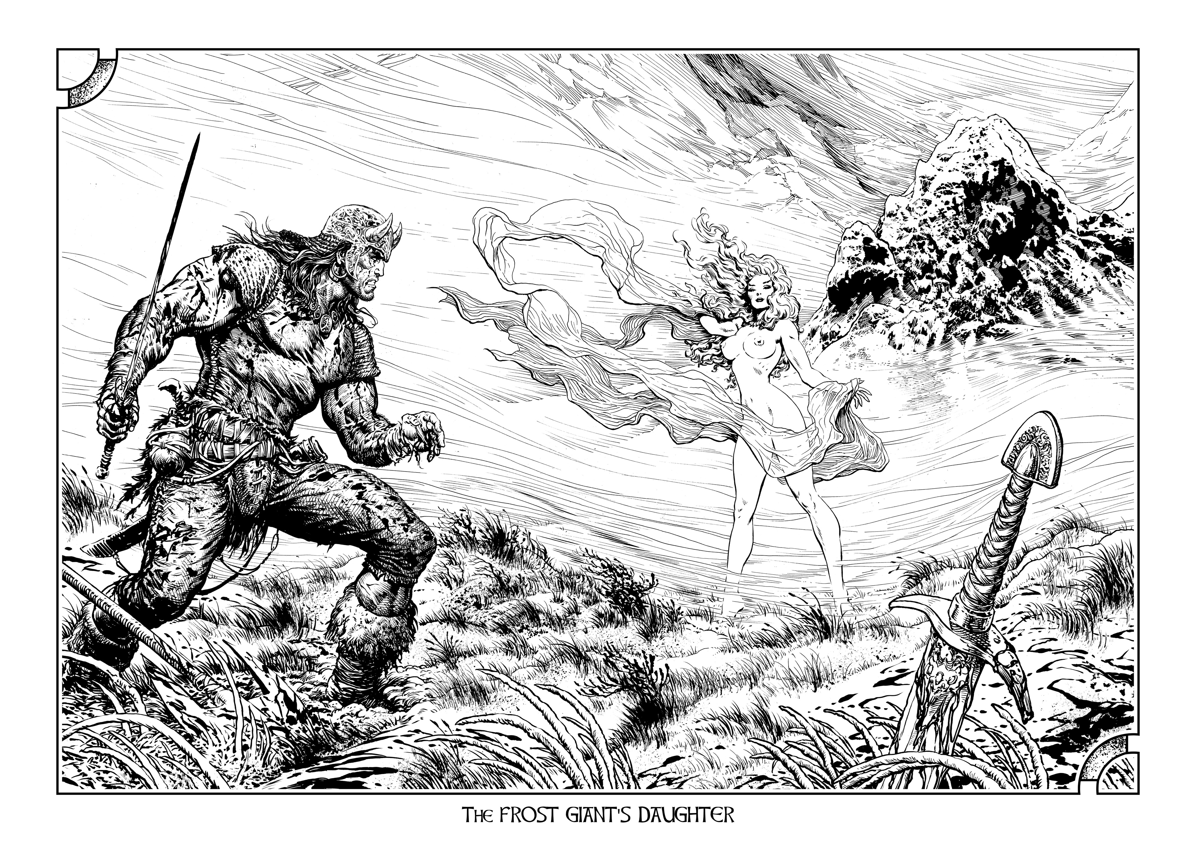 CONAN PORTFOLIO - by Liam Sharp - THE BRAVE AND THE BOLD