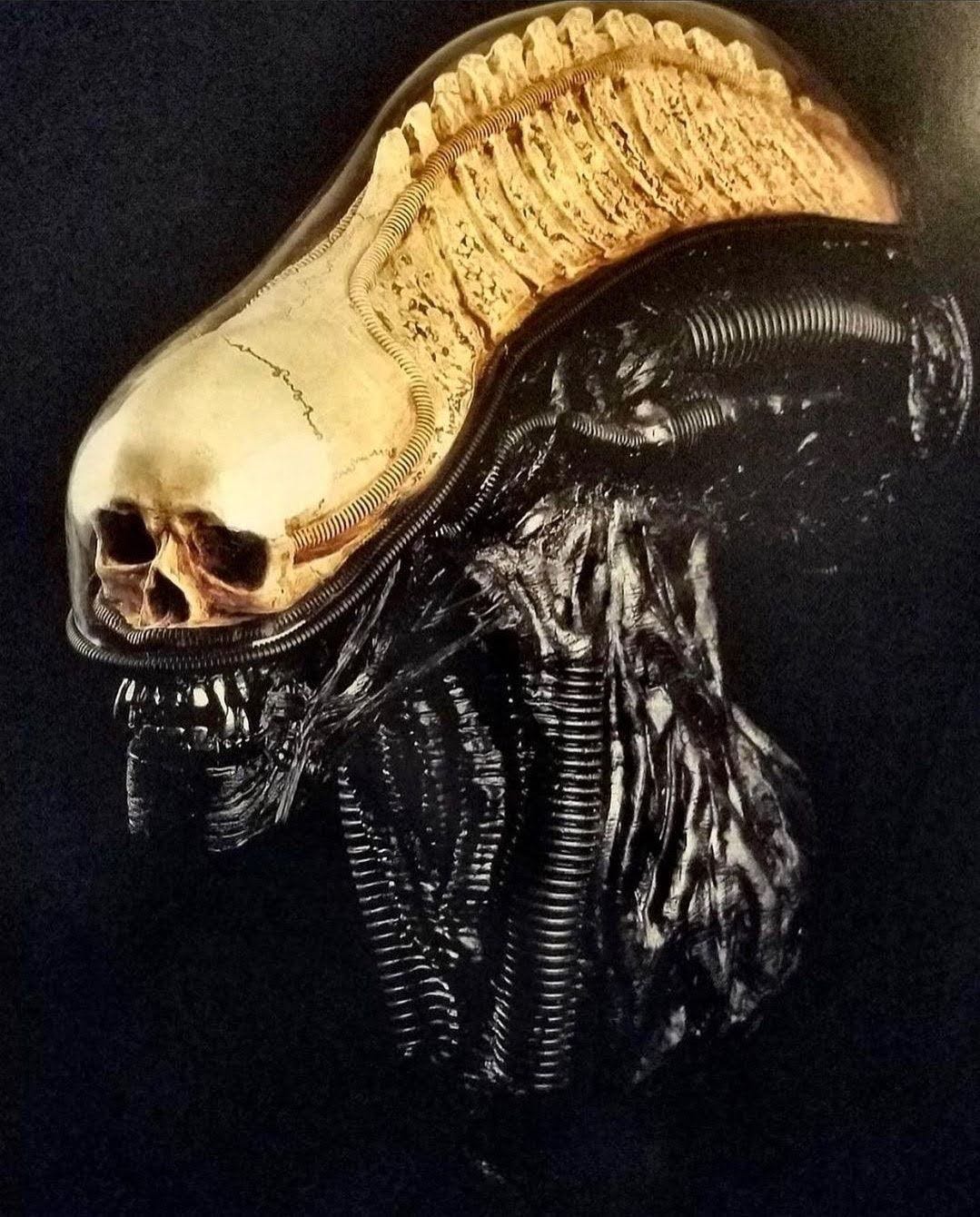 History of H.R. Giger's original designs for Alien