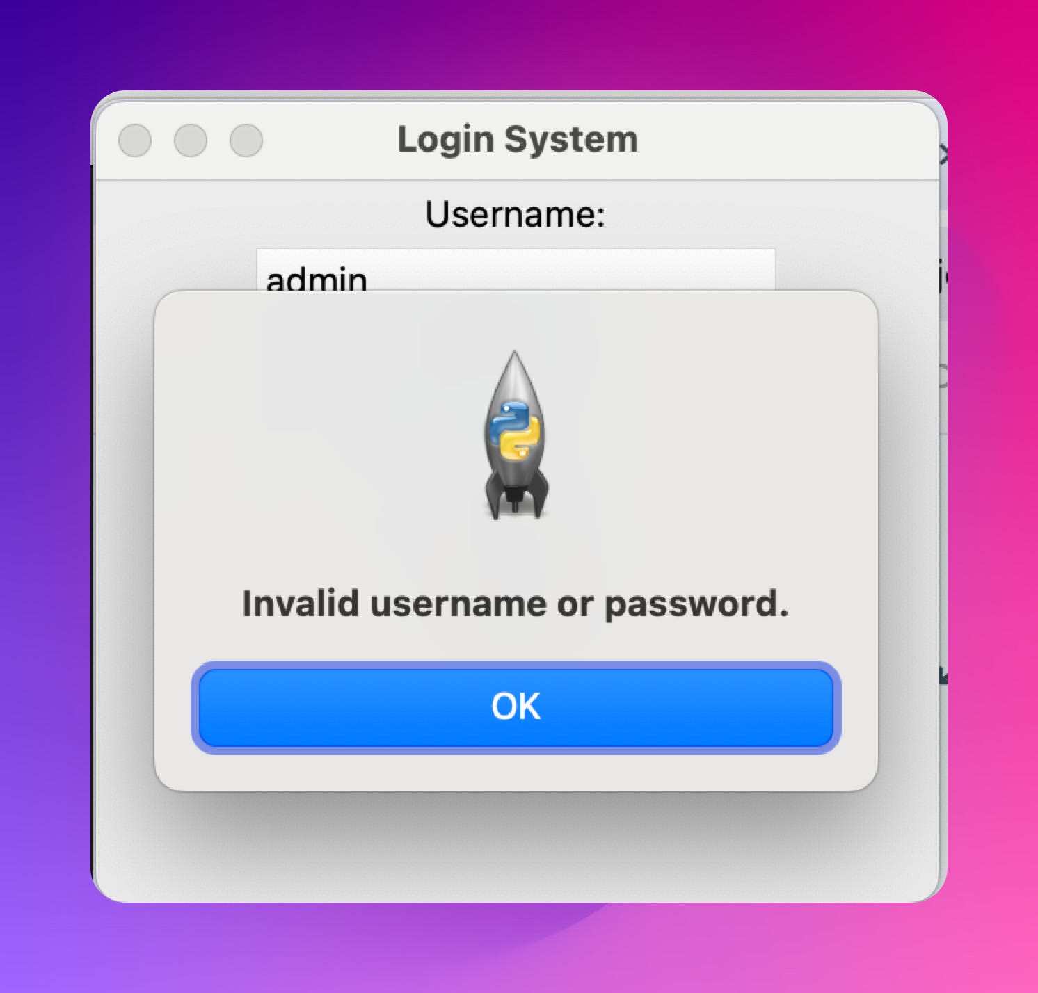 Desktop GUI User Login System - by Ardit Sulce