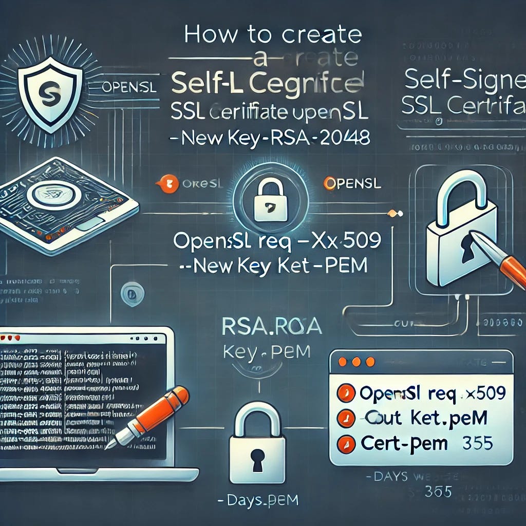 How to Create a Self-Signed SSL Certificate with OpenSSL