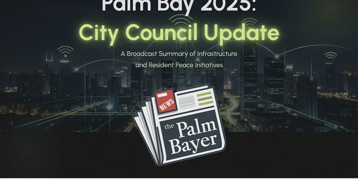 Palm Bay Infrastructure and Resident Peace Take Center Stage at Final ...