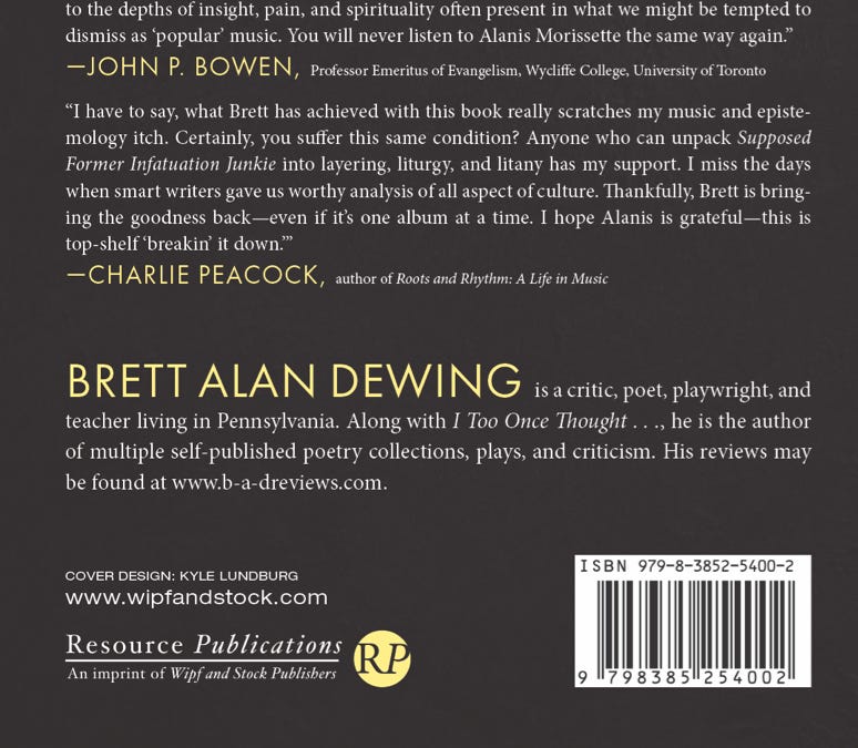 I am published! - by Brett Alan Dewing - B. A. D. Reviews
