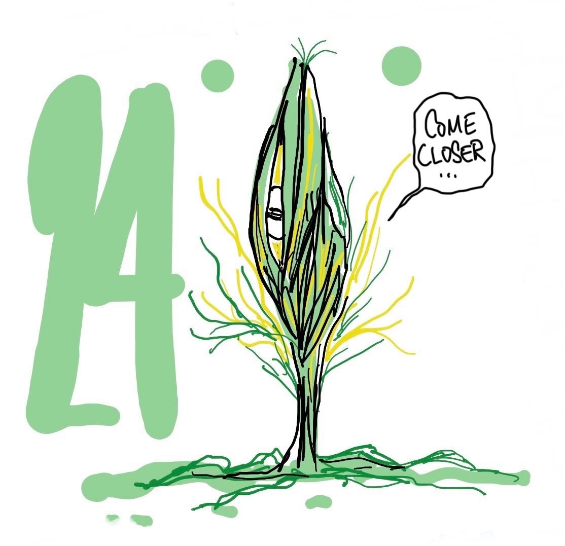 Meet the Corpse Flower. - by Suzan Colón