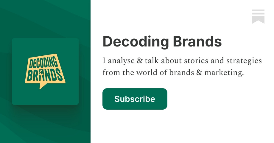 Decoding Brands | Anurag Bansal | Substack