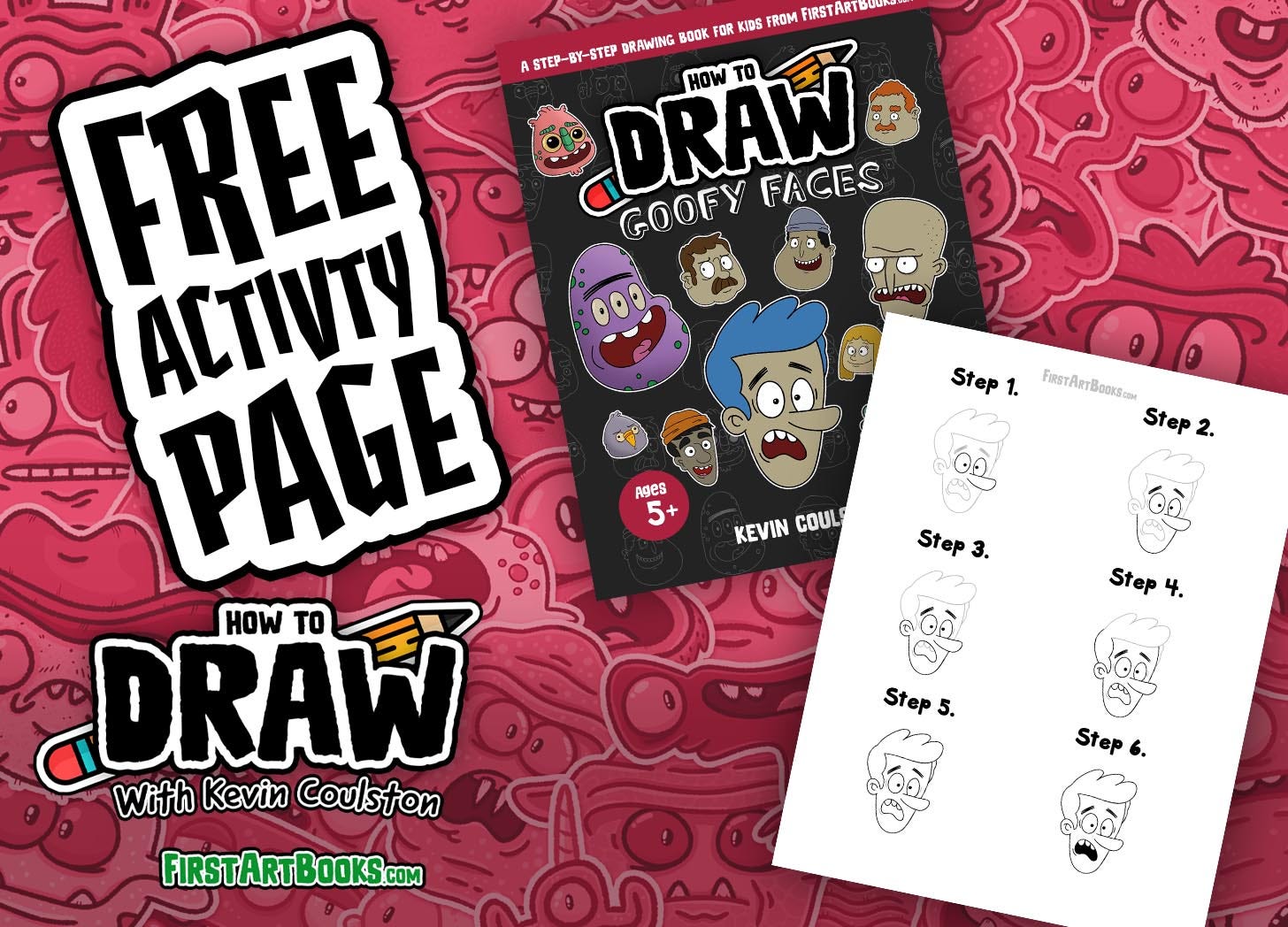 Free Activity Page: How to Draw A Shocked Expression | A Page From How ...
