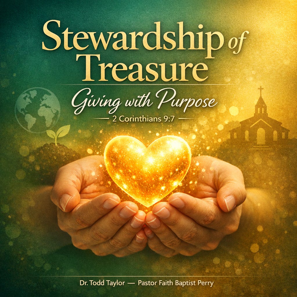 Stewardship of Treasure — Giving with Purpose