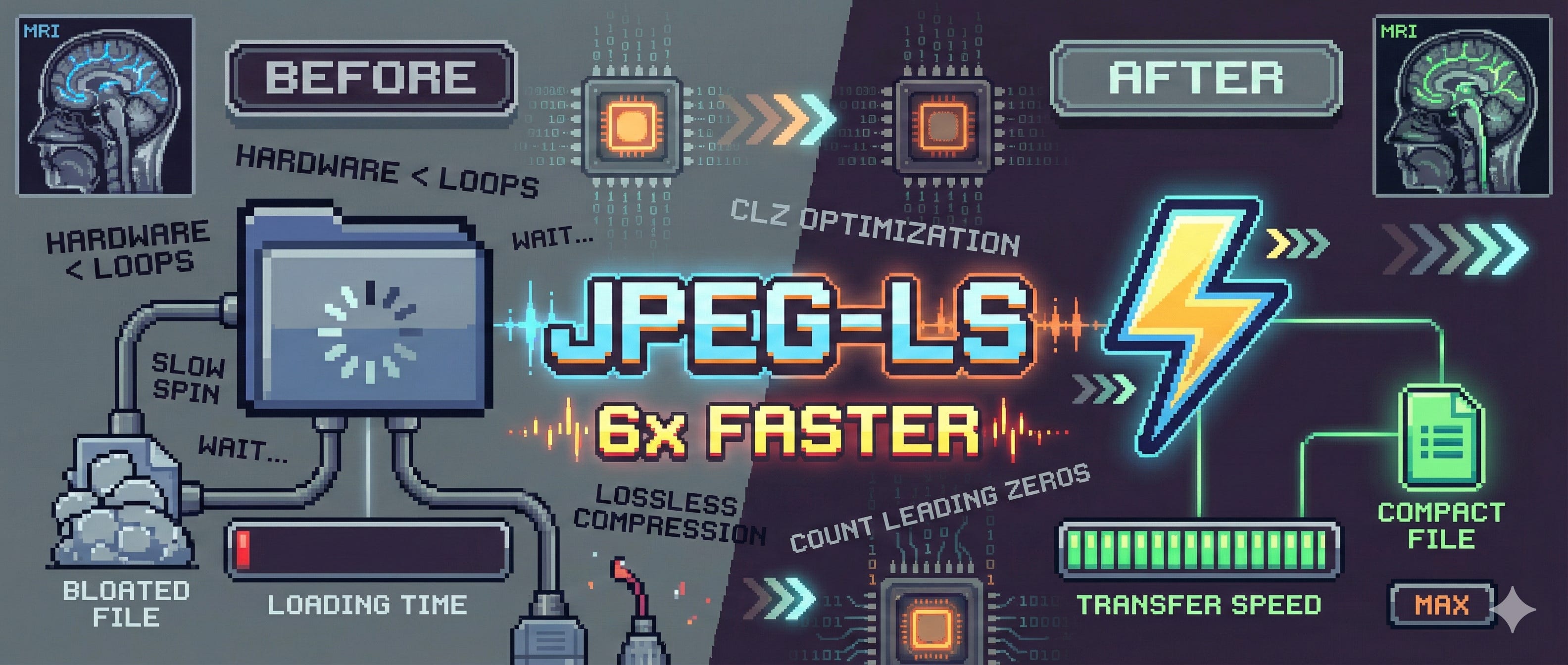 Optimizing JPEG-LS: How I Made CharLS Up to 6x Faster