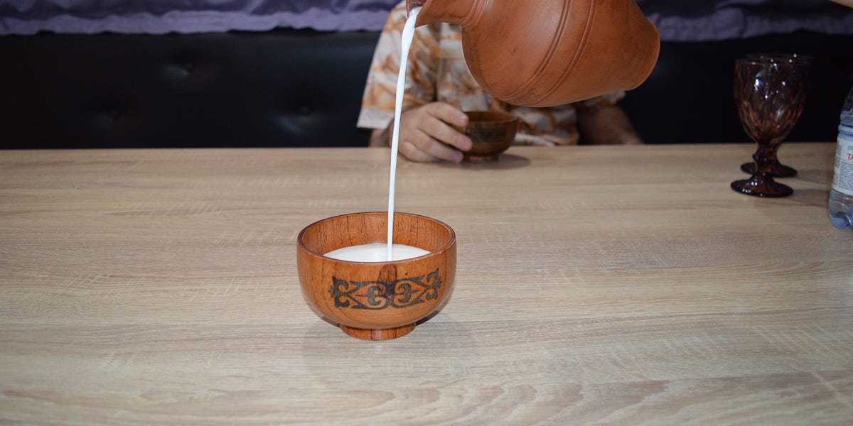 Drinking Fermented Horse Milk in A Kazakh Burger Joint