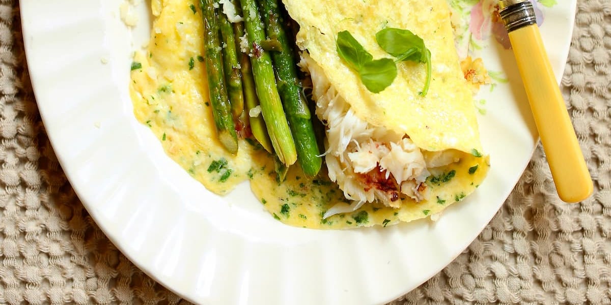 Crab Omelette Recipe - Studio Delicious