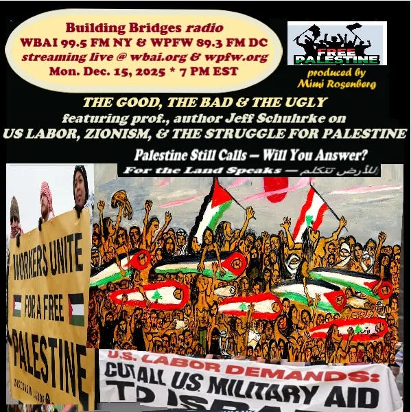 Building Bridges radio: A Tribute to Ken Nash + U.S. Labor, Zionism ...