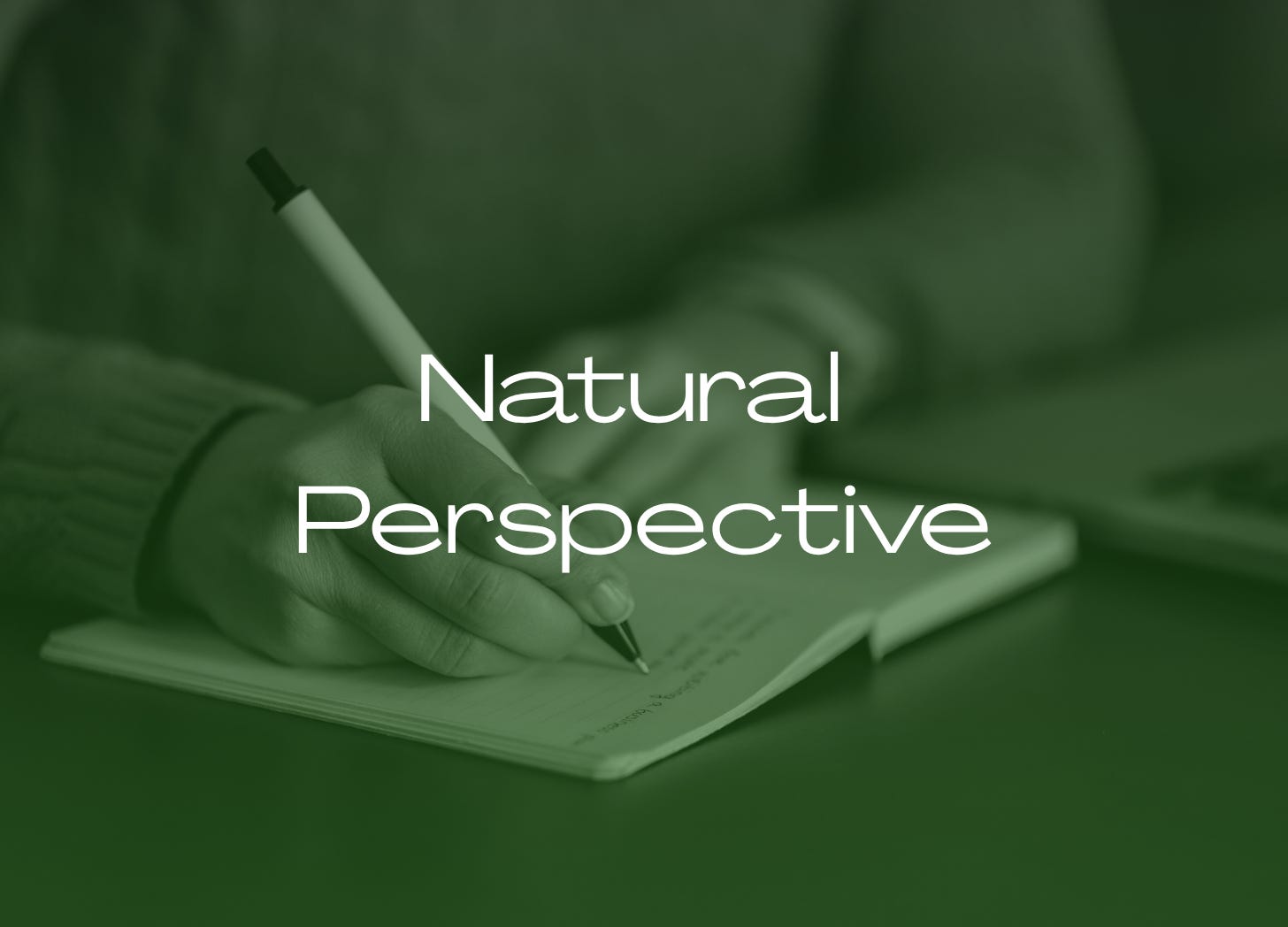 Natural Perspective - by Ann Nelson - Speak Up