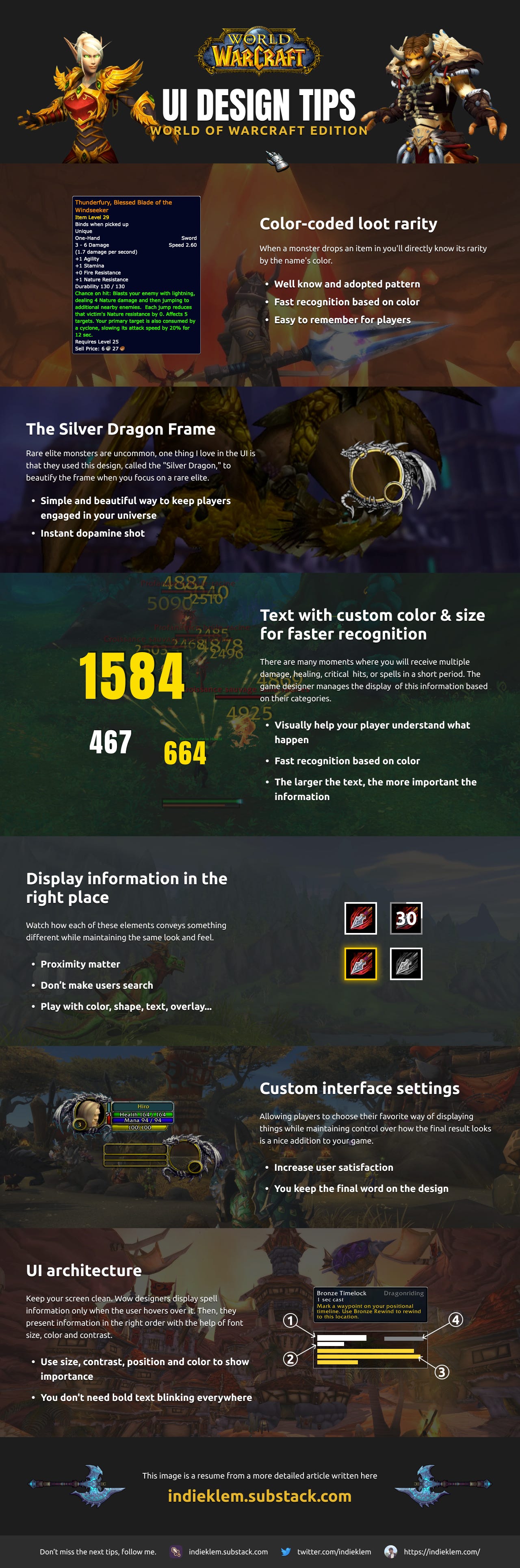 #12 - What you can learn from the UI Design of World of Warcraft