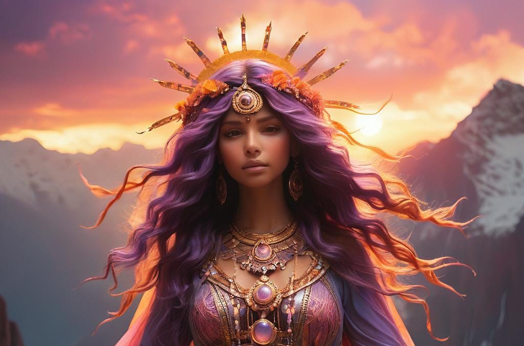 Chasca – The Radiant Goddess of Twilight