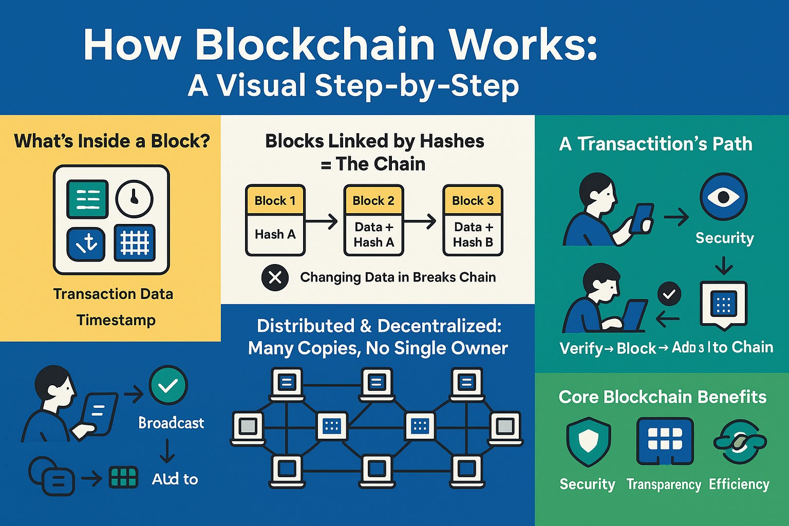 What Is Blockchain? A Step-by-Step Guide to How It Works