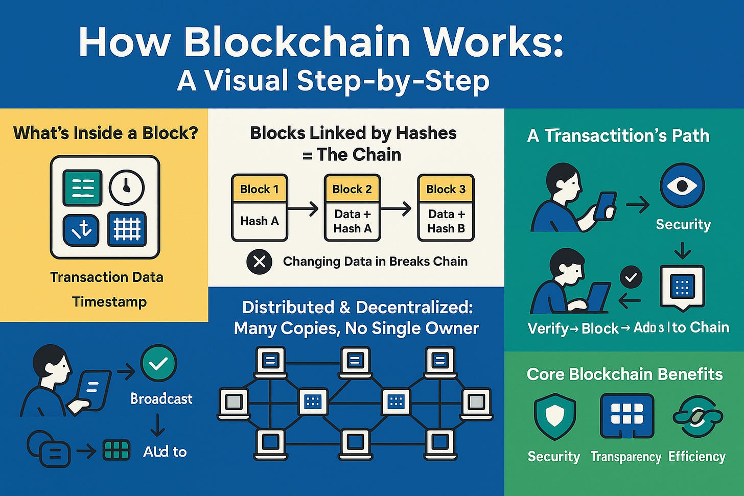 What Is Blockchain? A Step-by-Step Guide to How It Works