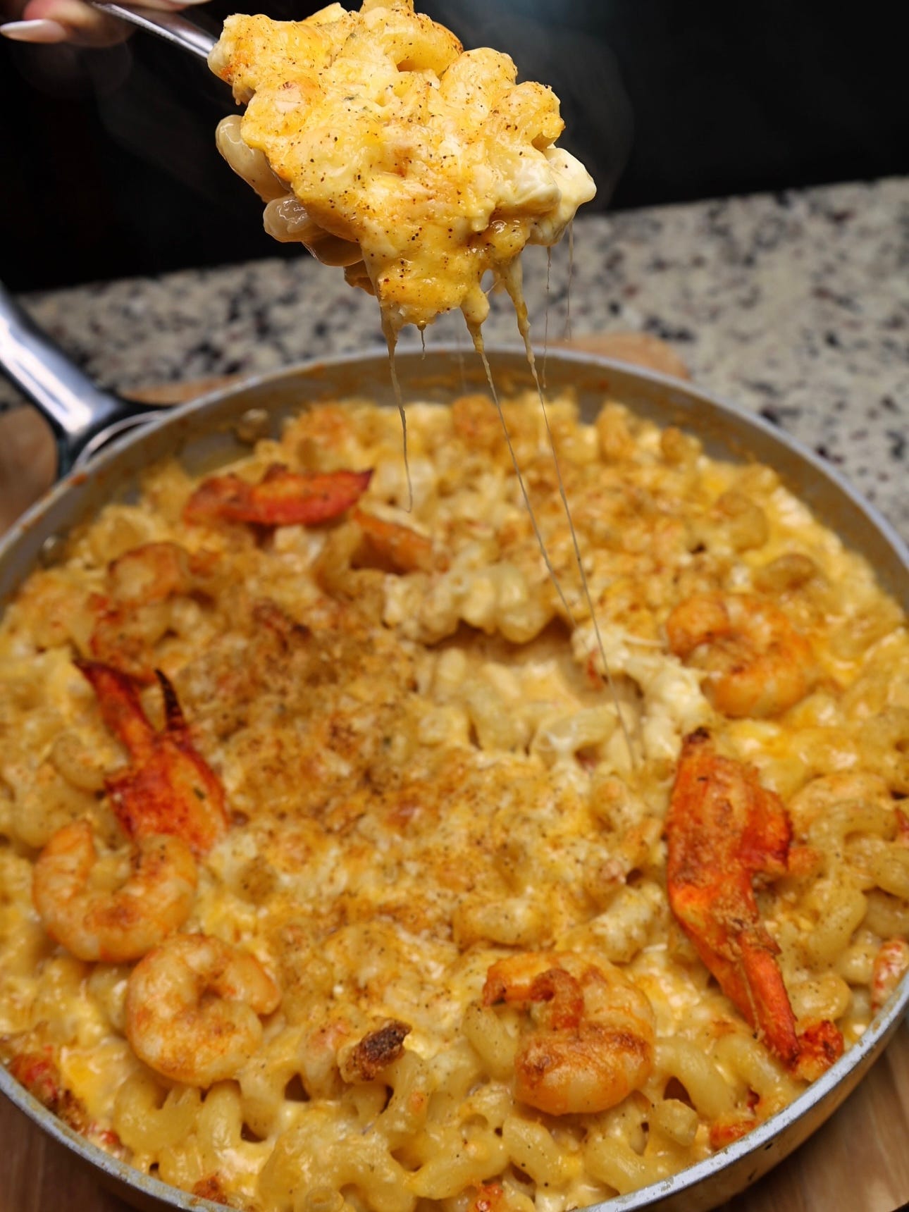 🦞 Creole Seafood Mac & Cheese: A recipe