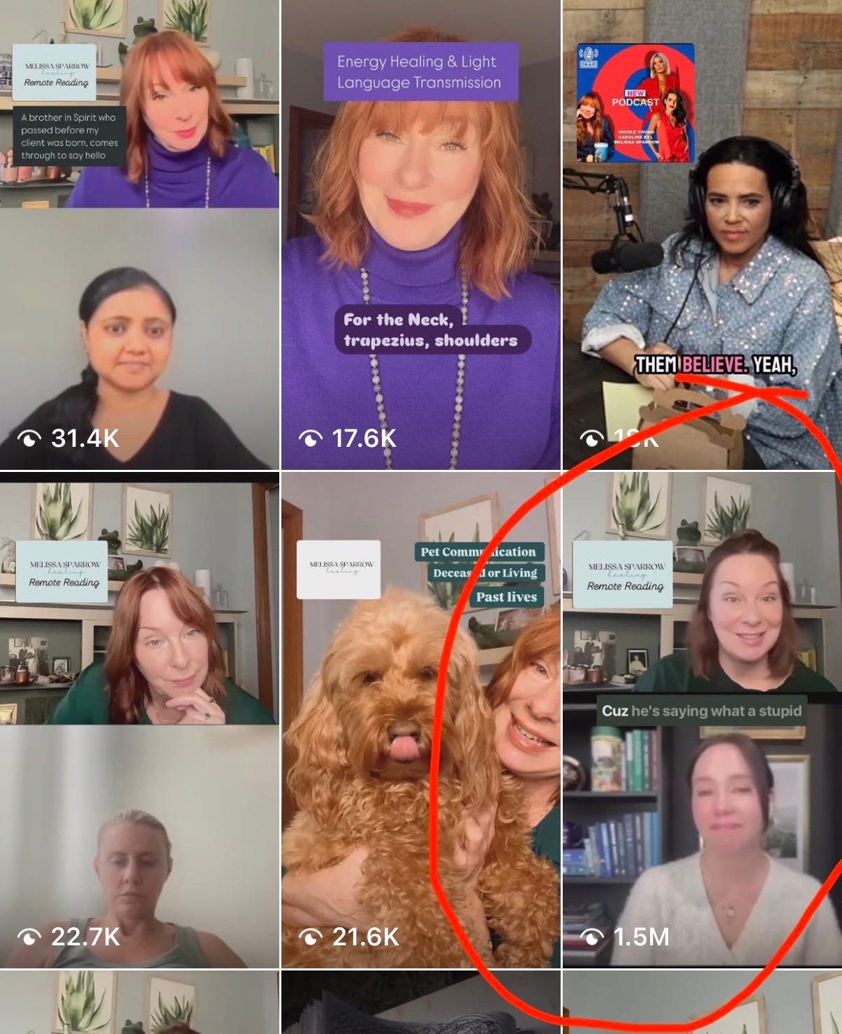 My viral session with a medium - by Olivia Auxier