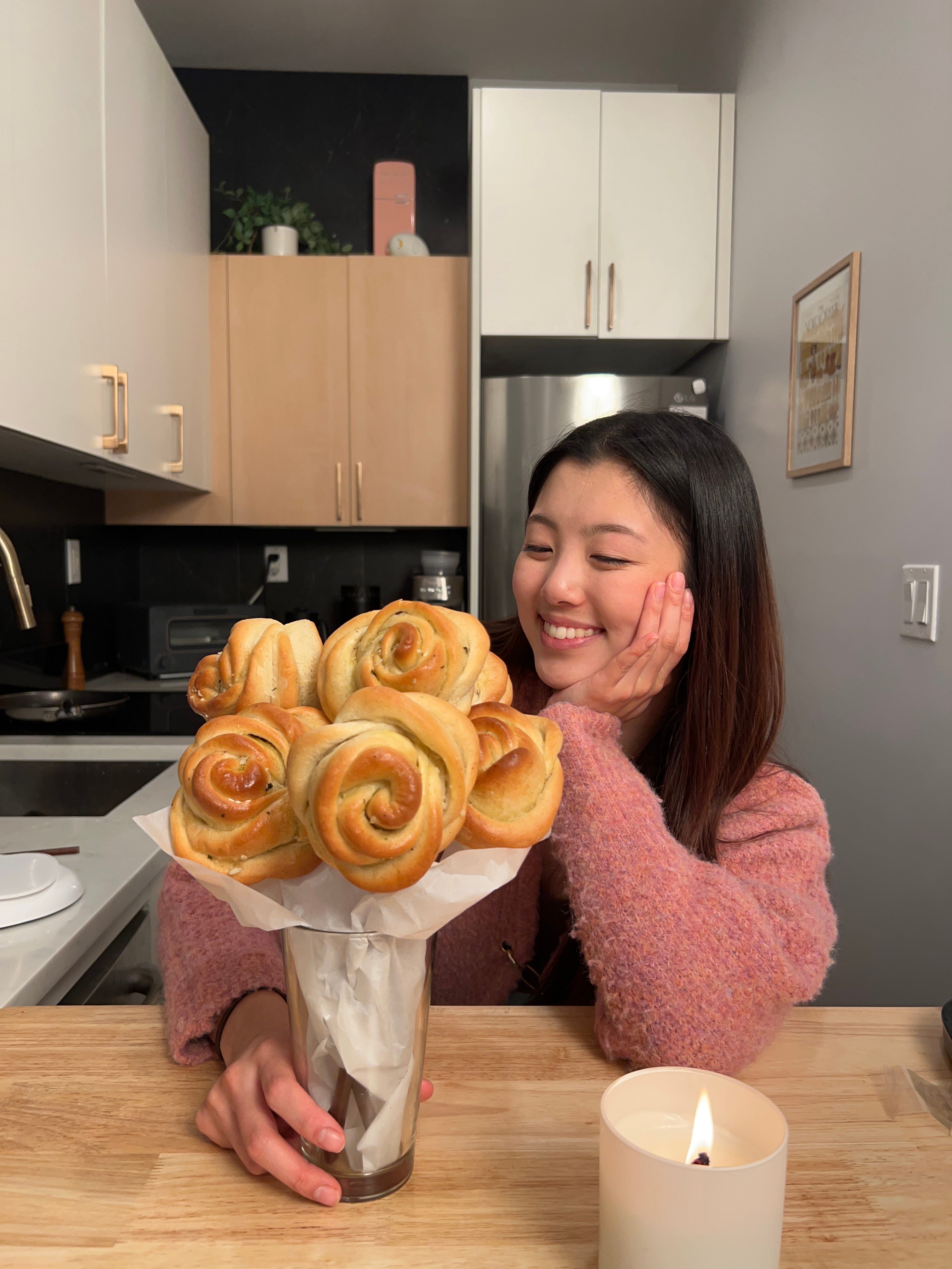 Garlic Bread Roses and Bouquet Recipe - by Allison Chen