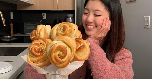 Garlic Bread Roses and Bouquet Recipe - by Allison Chen