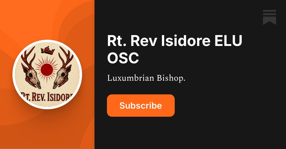 Rt. Rev Isidore ELU OSC | Substack