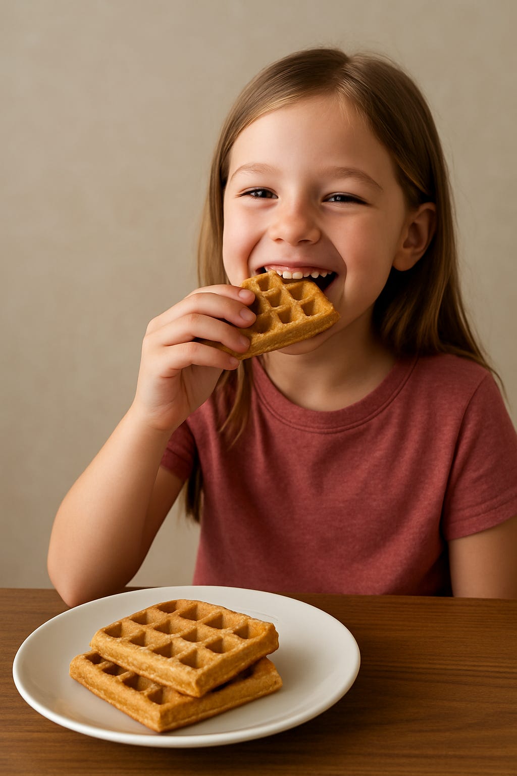 Protein Waffles for the Picky Eater Win - by Becky Mathisen