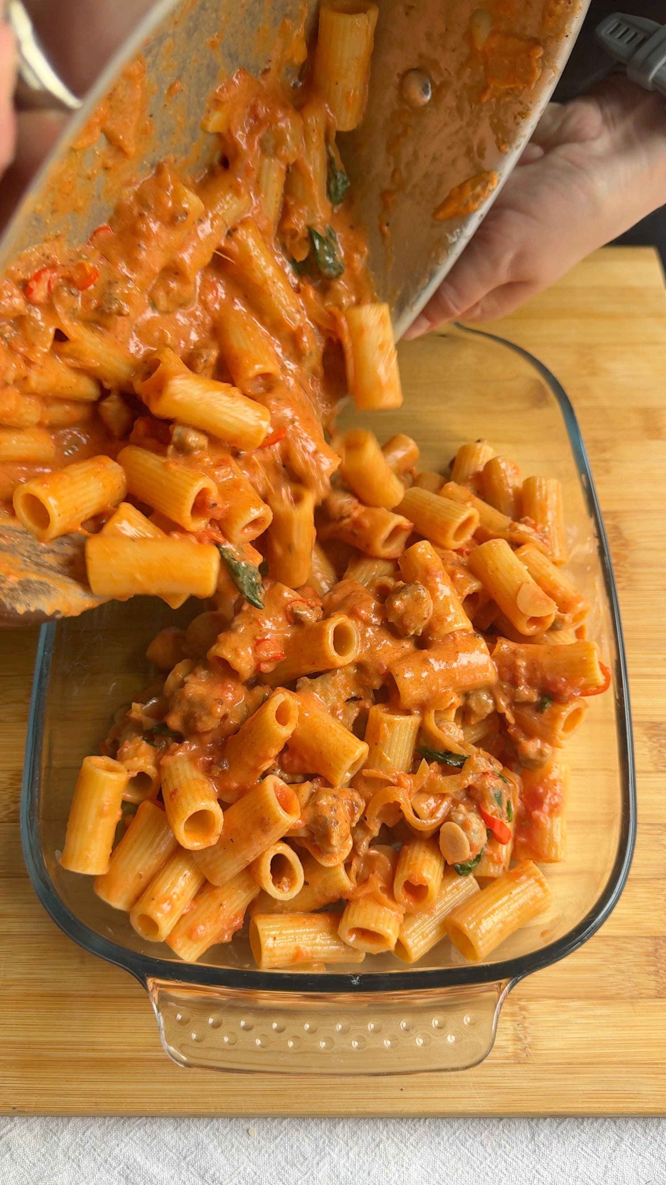 Sausage & Chilli Pasta Bake - Chef Anna Frazer