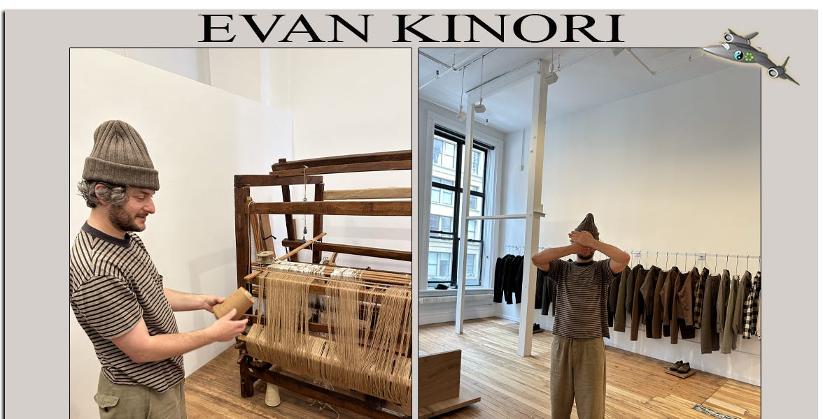 Your clothes should feel heavy - the Evan Kinori Spyplane Interview