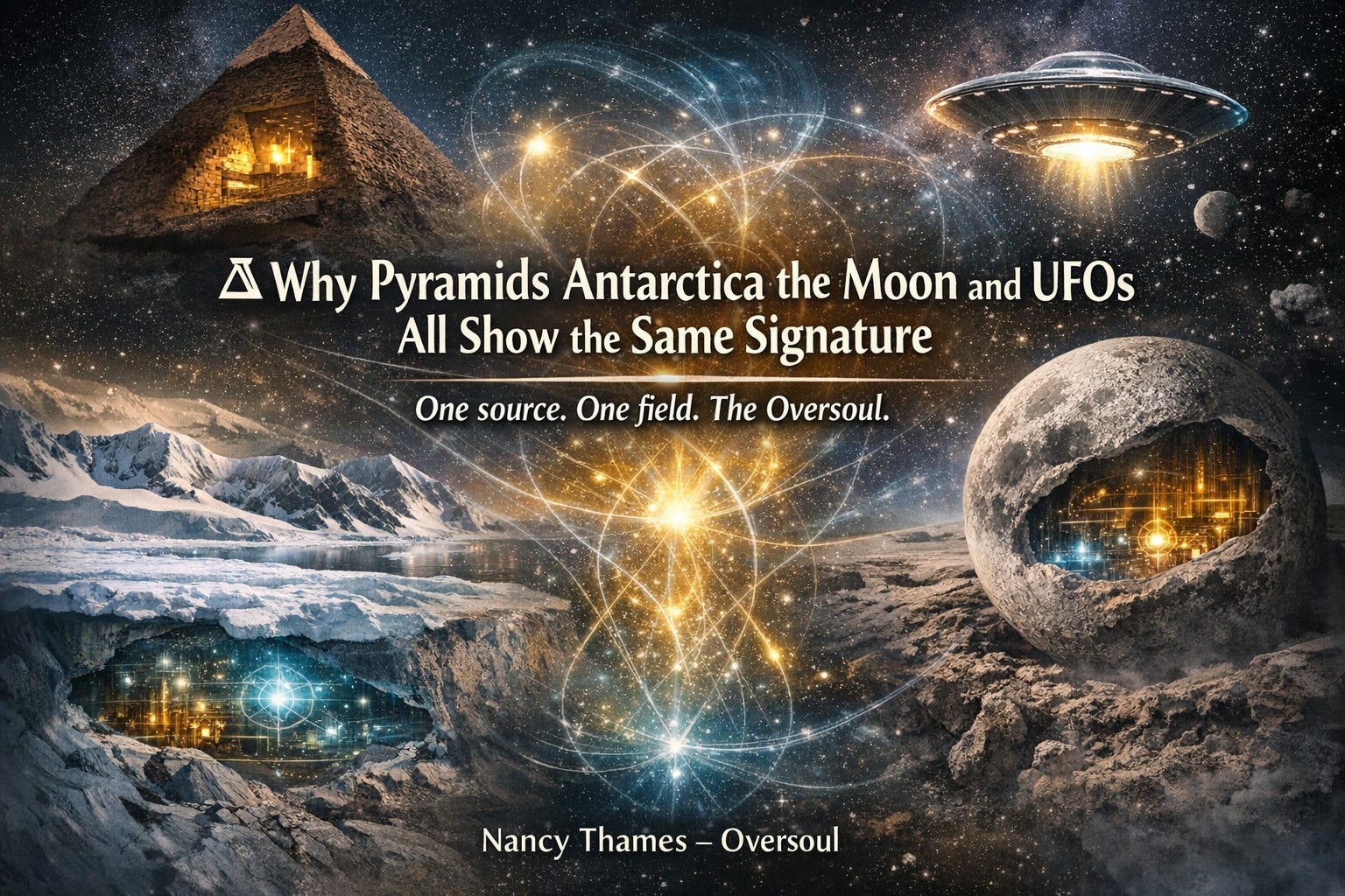 Why Pyramids Antarctica the Moon and UFOs All Show the Same Signature