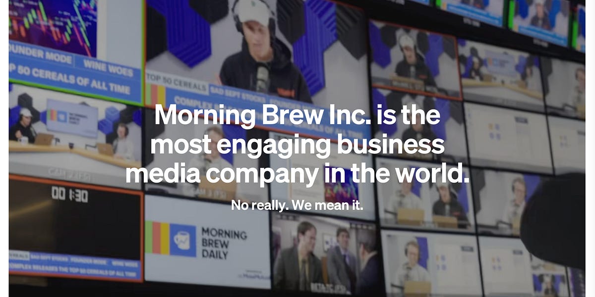 How Morning Brew Uses Data to Grow From a Dorm Room Newsletter to a ...