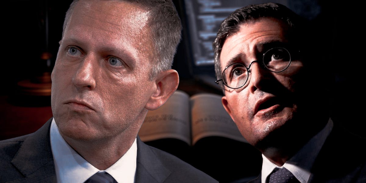How Leonard Leo and Peter Thiel Handed Trump to the Heritage Foundation