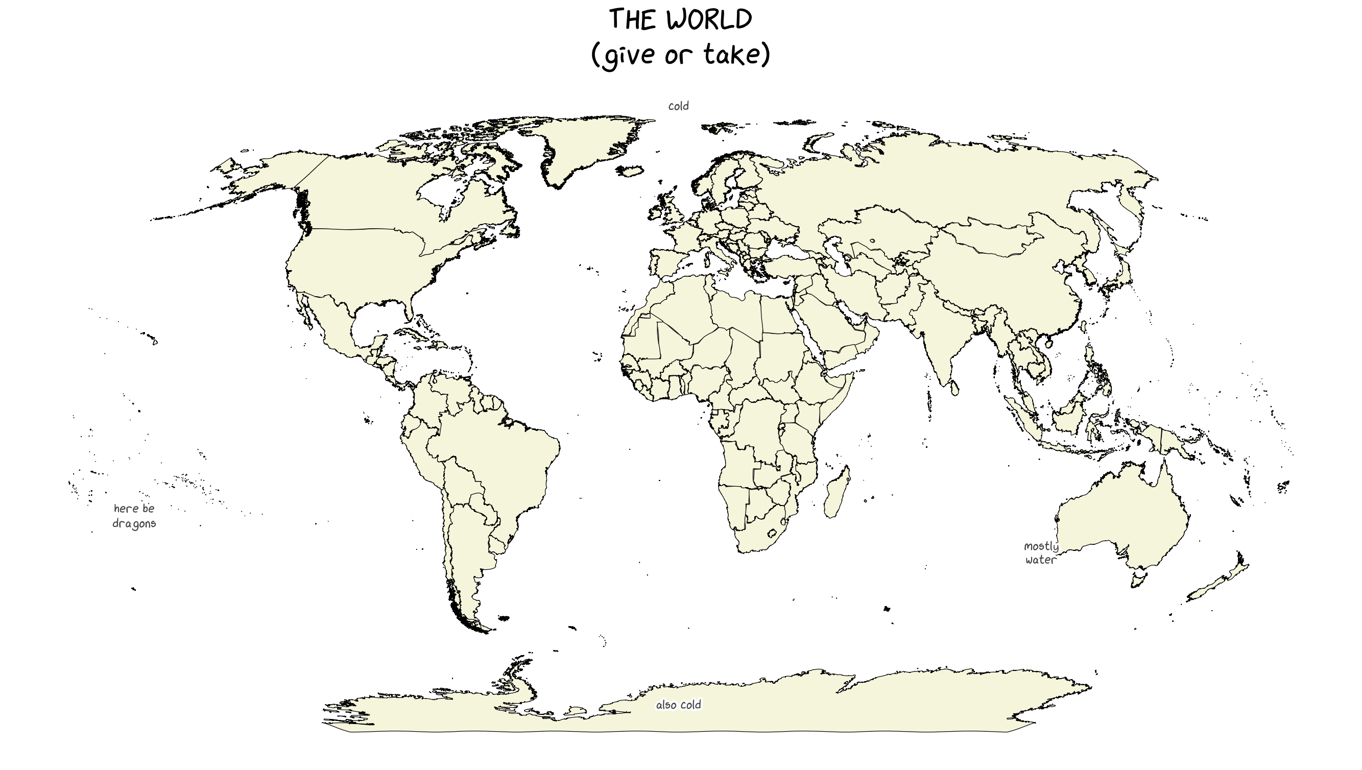 Making an xkcd-Style Map in Python - by Milan Janosov