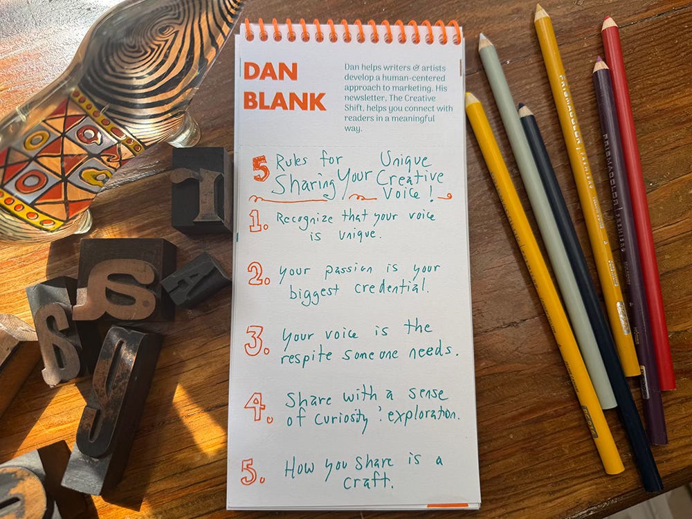 creative writing rules