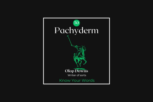 Pachyderm - Olop Downs Substack