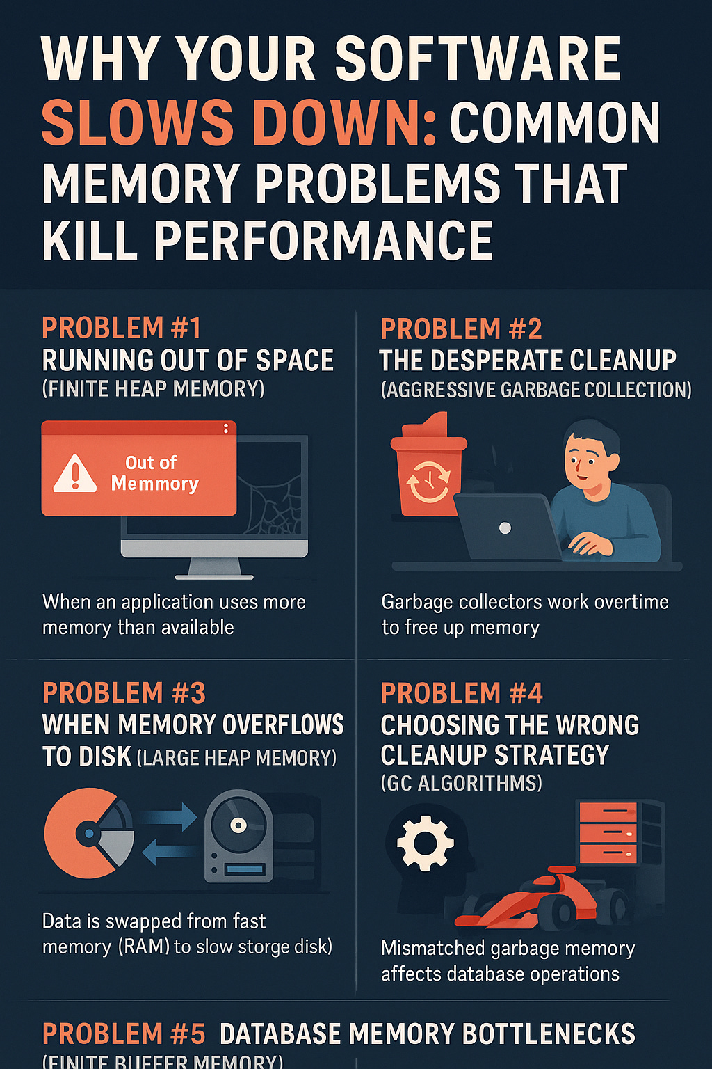 Ep #8: Why Your Software Slows Down: Common Memory Problems That Kill ...