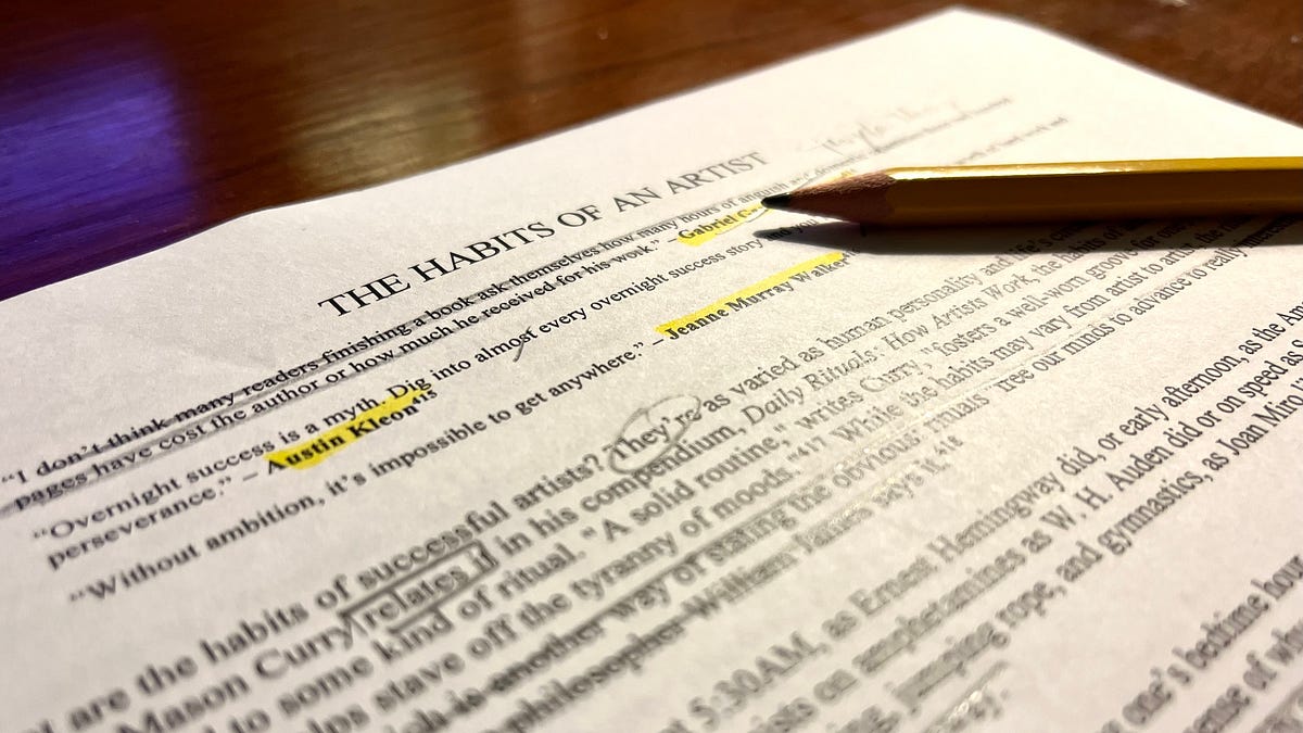 A Liturgy For Killing Your Darlings - by W. David O. Taylor