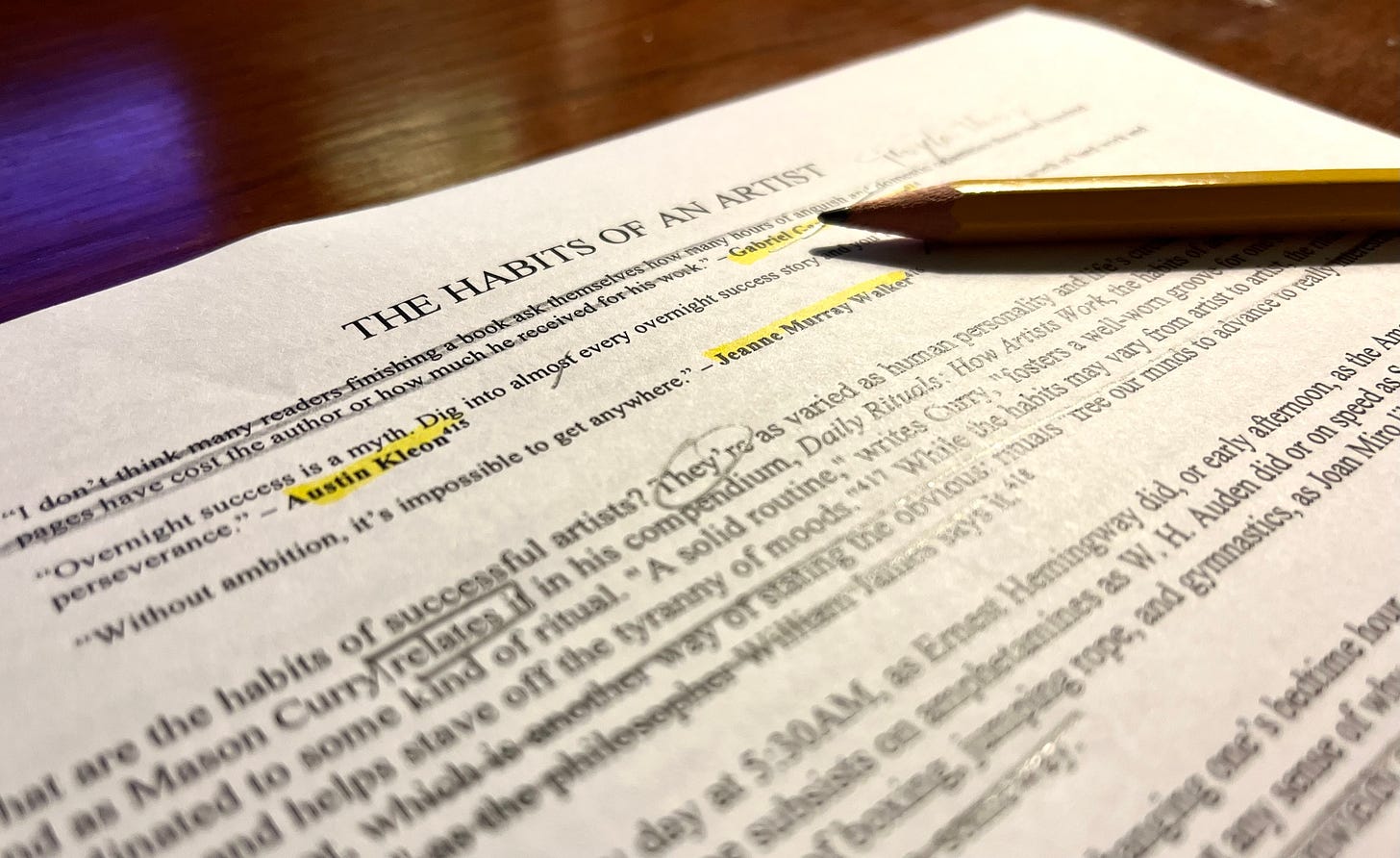 A Liturgy For Killing Your Darlings - by W. David O. Taylor