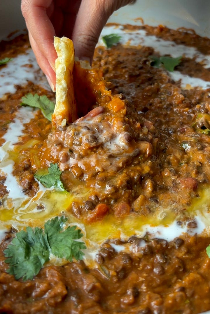 Period Diaries ep 2: Creamy Black Lentils