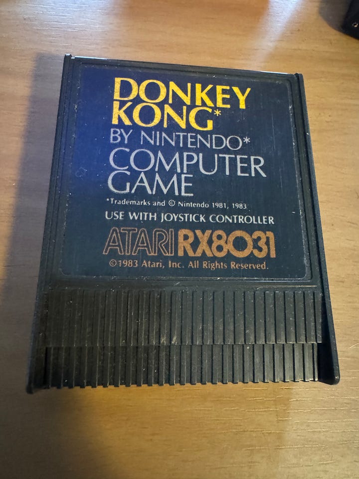 donkey kong atari 800