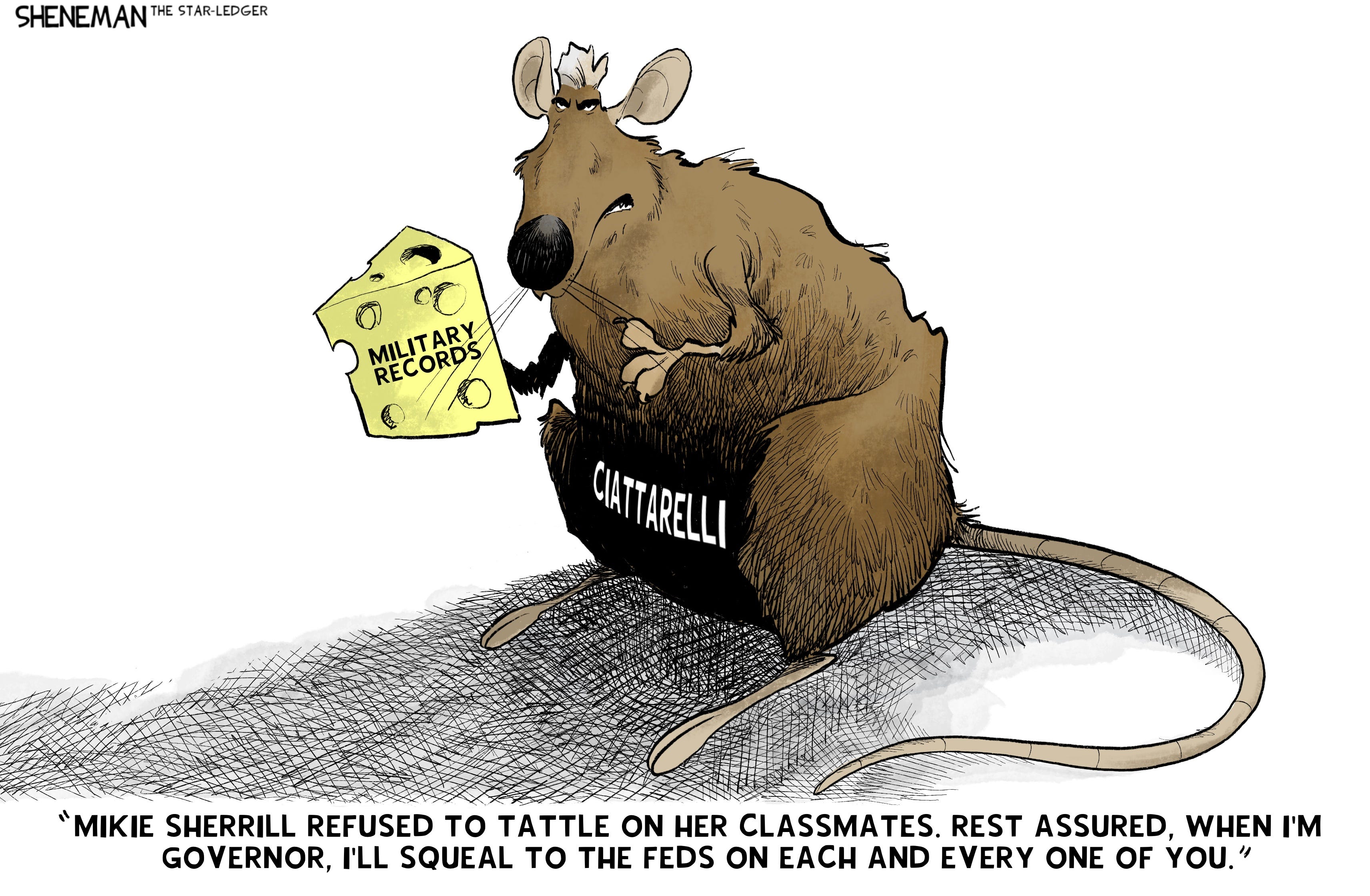 Cartoon and column from Sunday’s Star-Ledger