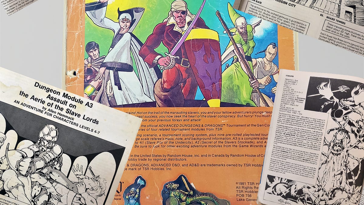 THE ART of Old School D&D Modules - by J.Q. Graziano