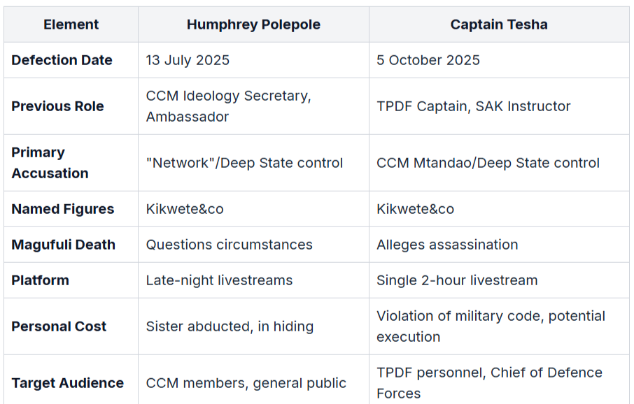 Captain John Charles Tesha TPDF Statement Analysis | Tanzania Military ...
