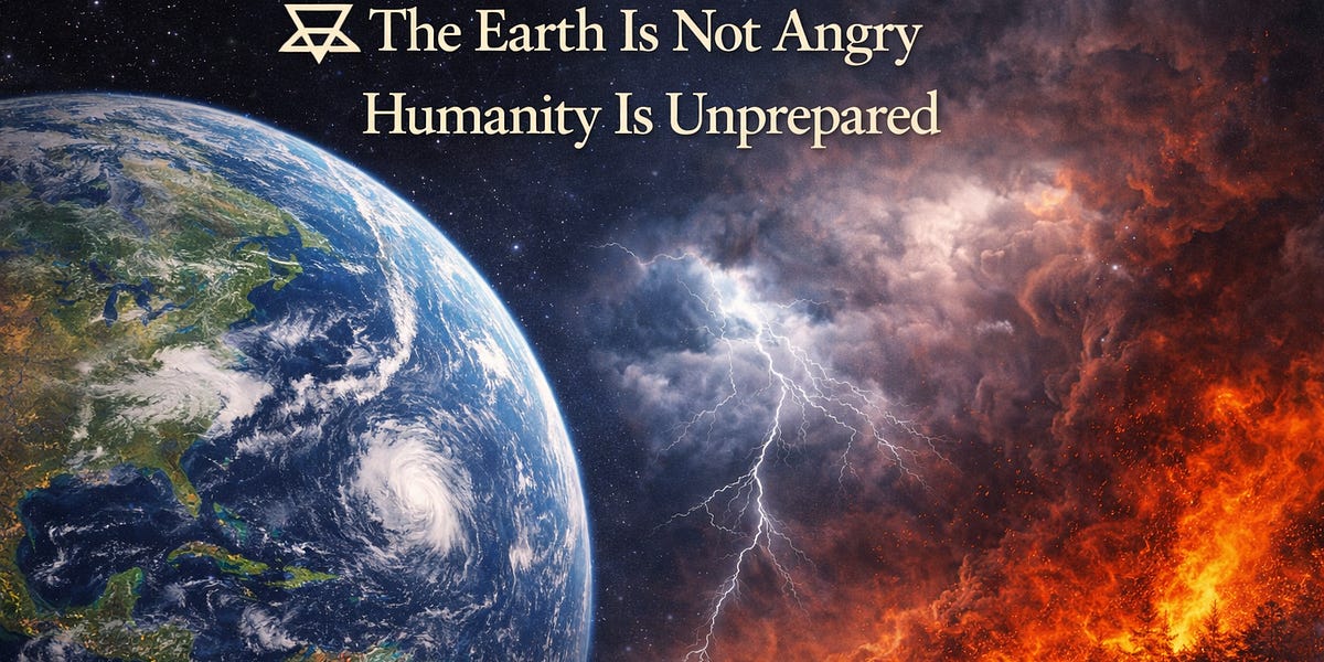 The Earth Is Not Angry Humanity Is Unprepared
