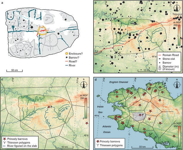 The first regional maps and the first world map