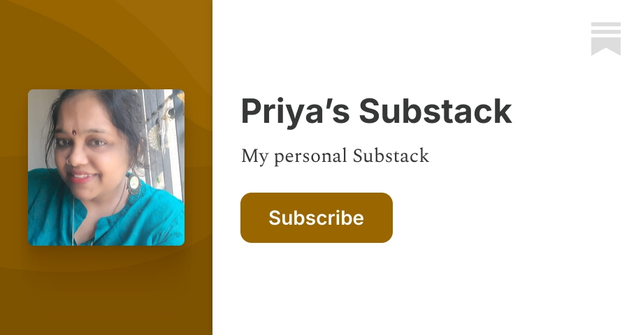 Priya’s Substack | Priya Rajendran | Substack