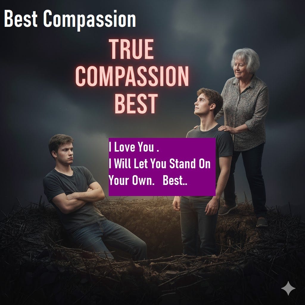 The Three Faces of Compassion - by RVSwamy Rudriah