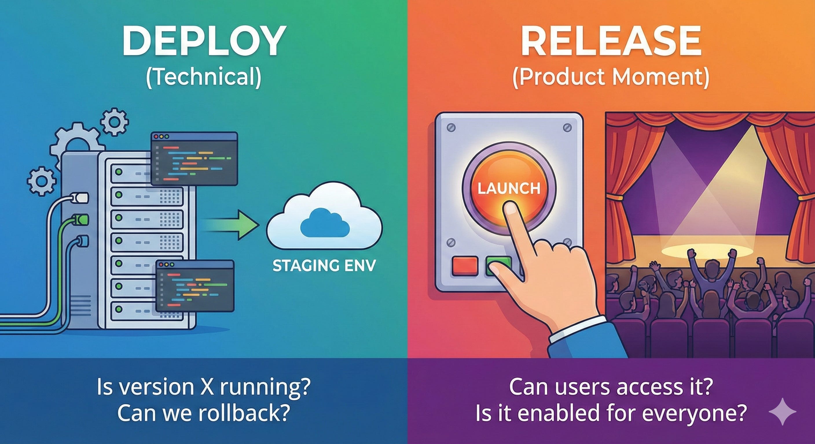 Deploy vs Release - by Dele - DevSecOps pour tous