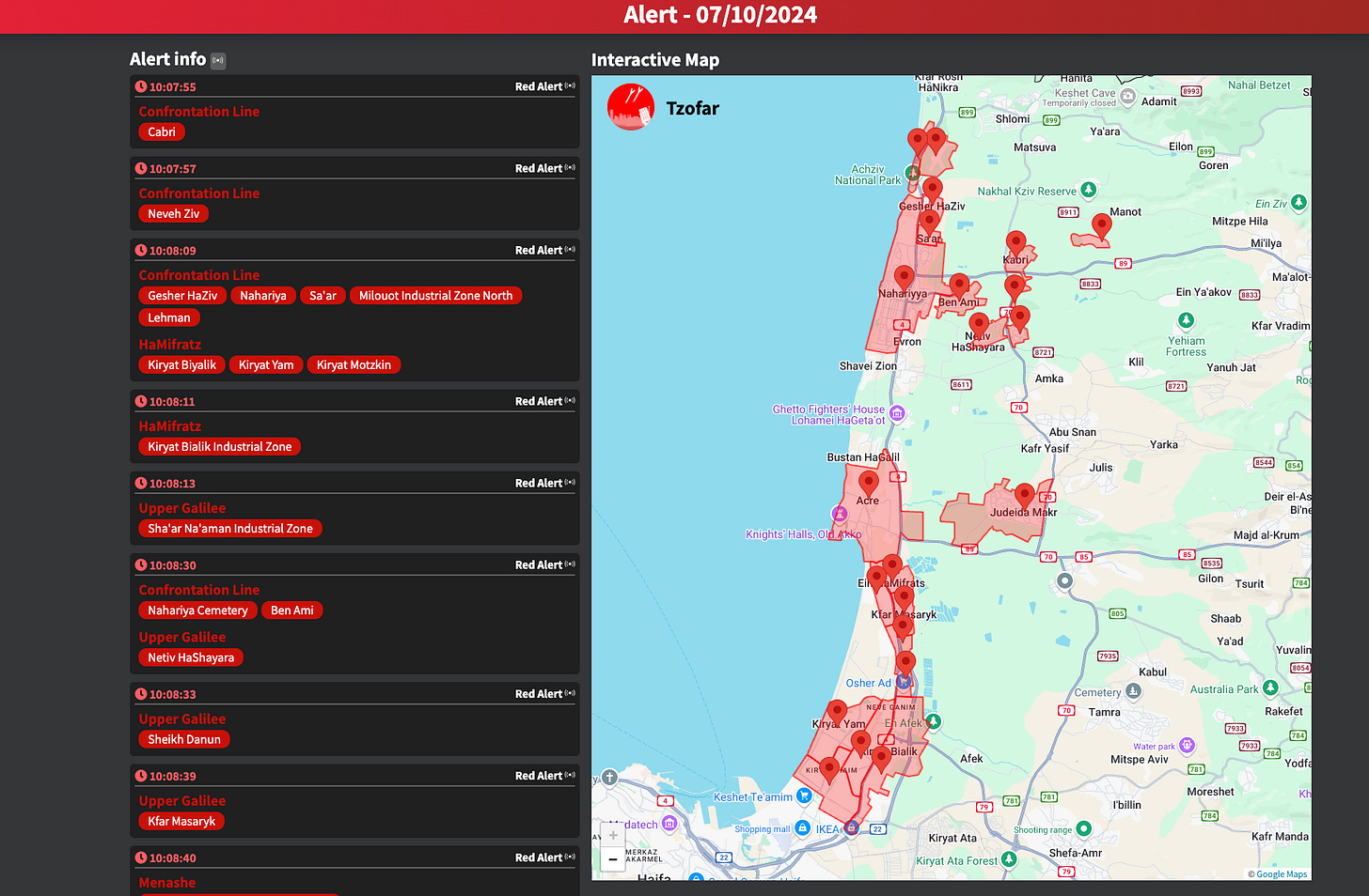 Bringing the War Home: The Red Alert App