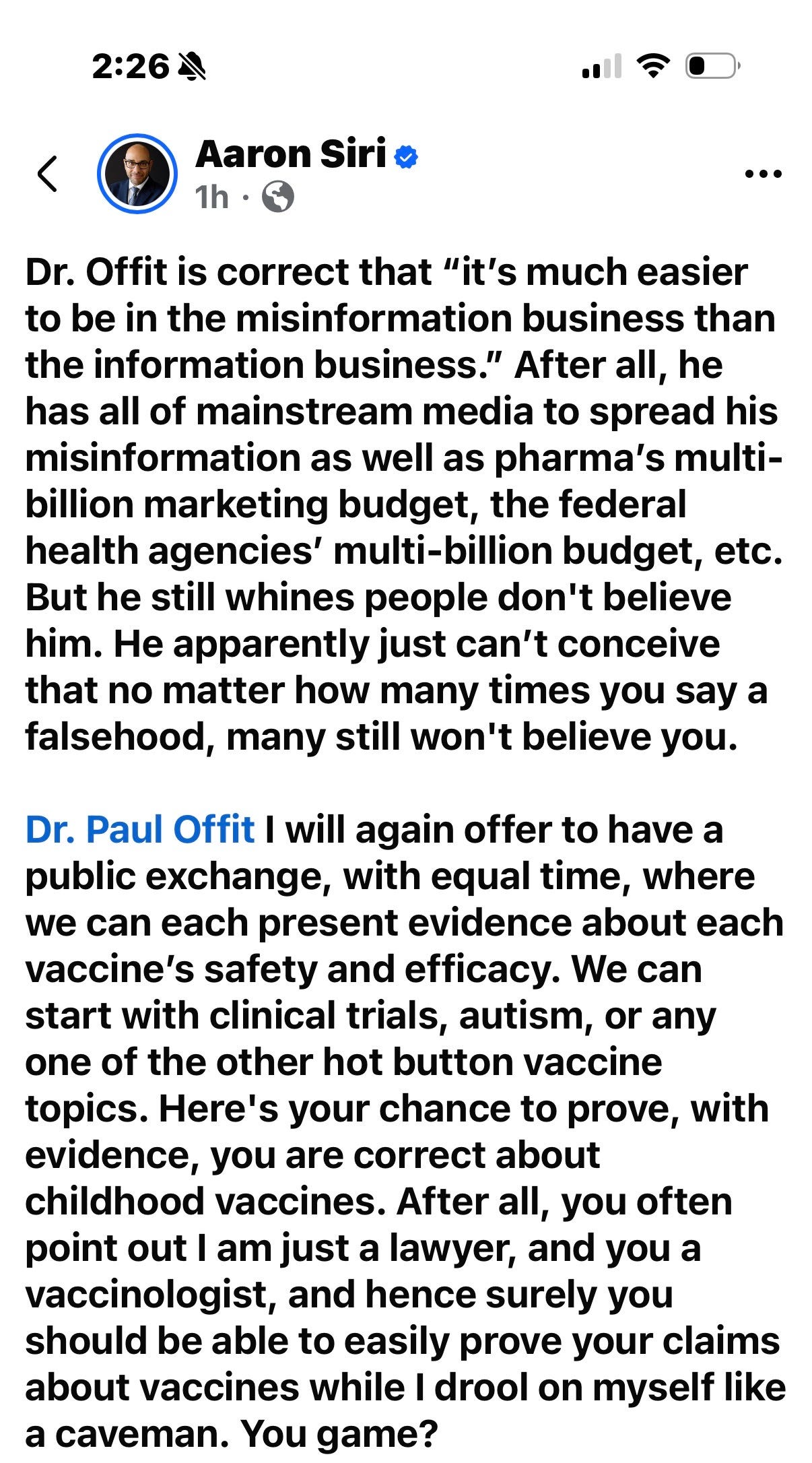 Viewpoint: RFK, Jr.’s cronies offered global vaccine expert Dr. Paul ...