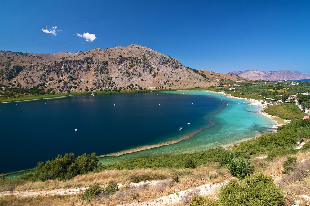 Crete: Lake Kournas, Where the water keeps its secrets